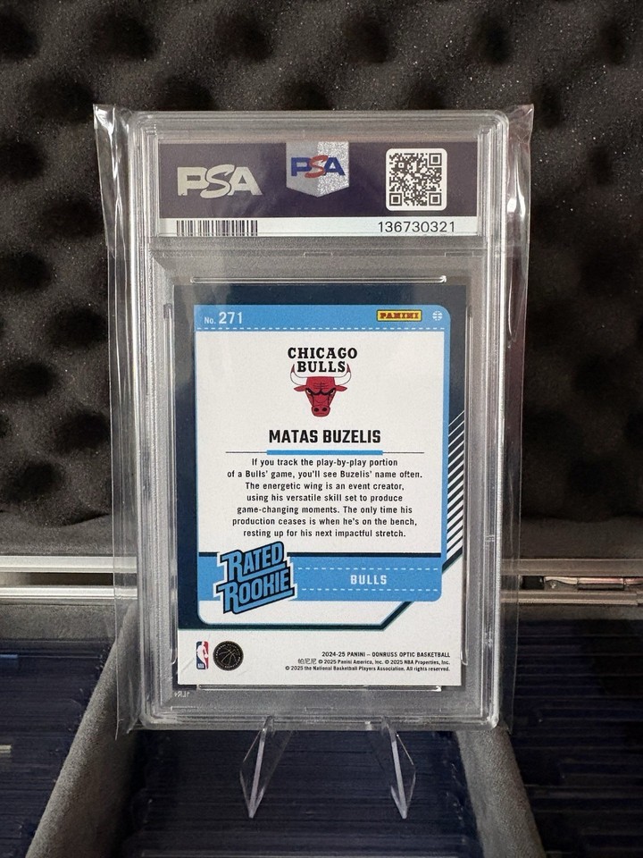 2024-25 Panini Donruss Optic - Rated Rookie Matas Buzelis #271 (RC ...