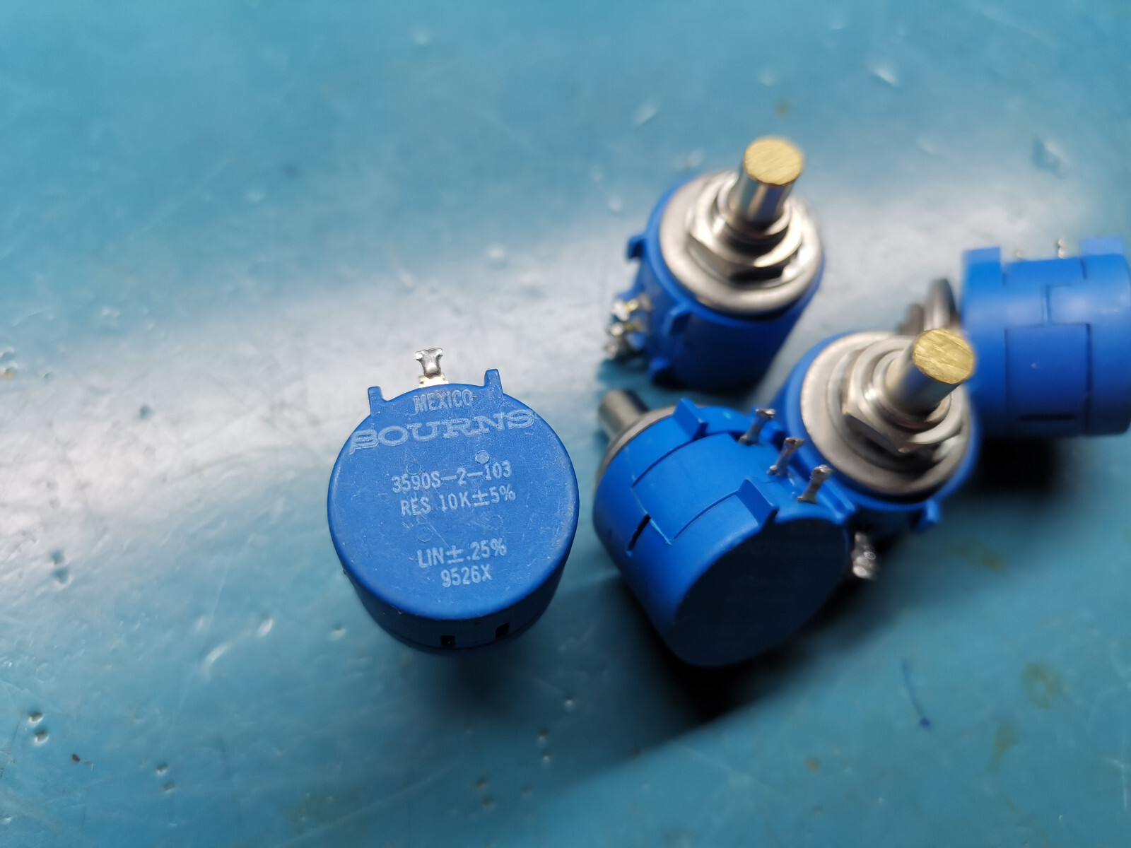 Multi Turn Potentiometer 200R 1K 2K 5K 10K Spectrol MOD534 Bourns Vishy ...