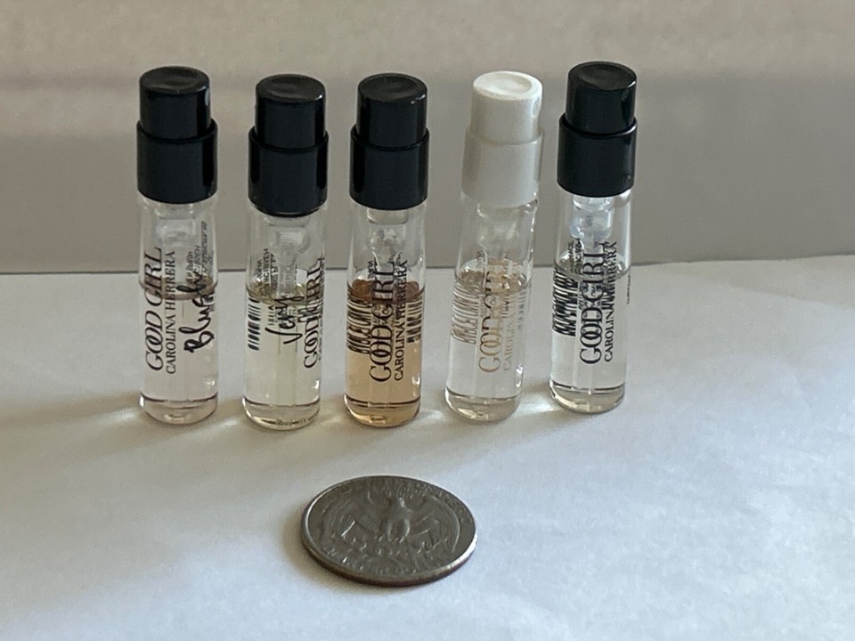 Carolina Herrera for Women Perfume Collection Sample Spray Vials 5 pc ...
