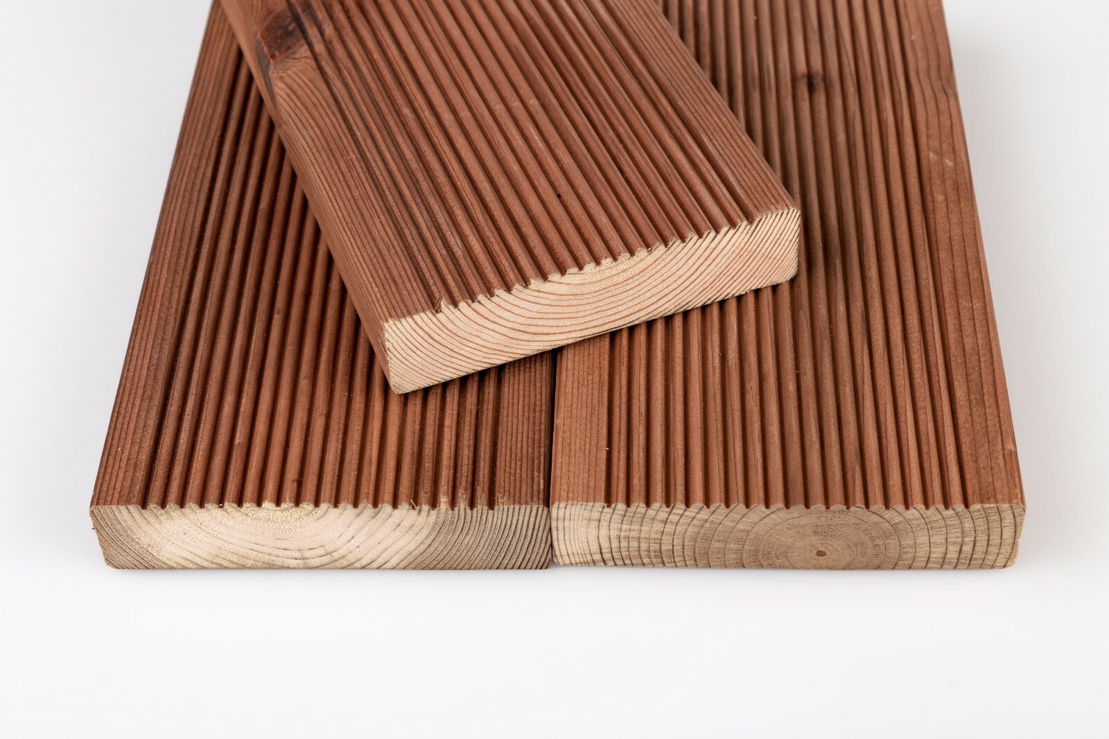 Brown Treated Timber Decking Ex 32x125mm 4 pieces in a bundle | eBay