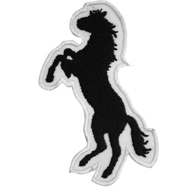 Saut D'Obstacles Cheval Patch, Cartoons Patch Brodé Patch à Repasser ...