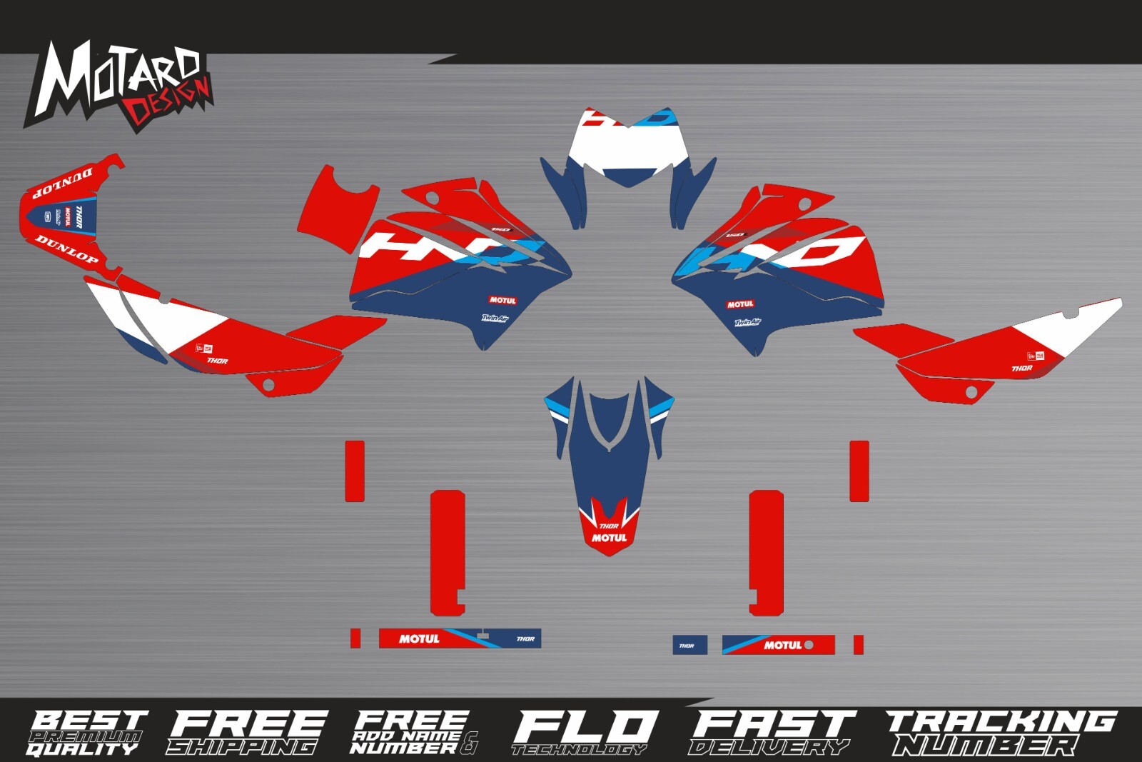 Graphics Kit for Honda XR 150 L Decals Stickers by Motard Design | eBay