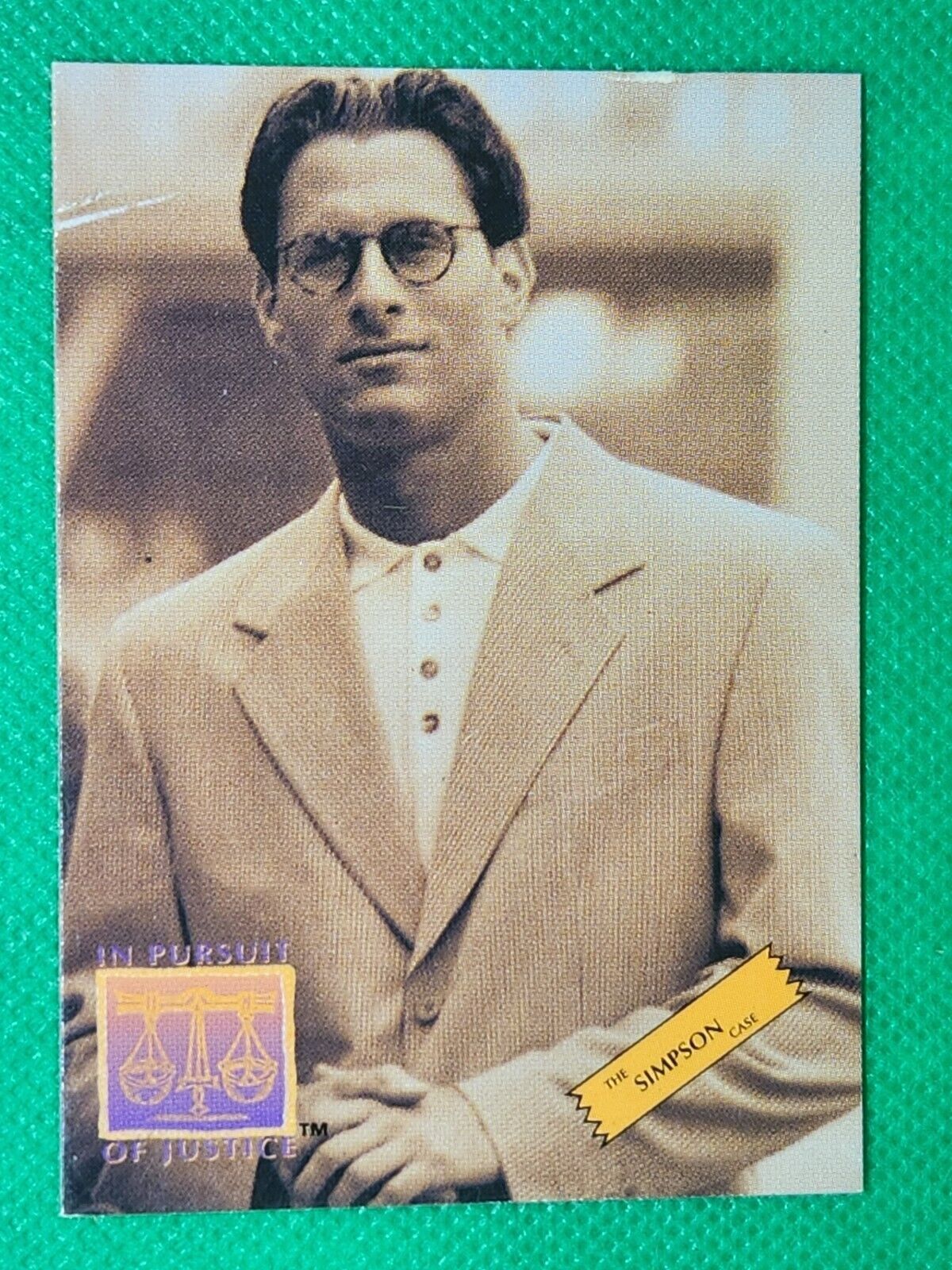Ronald Goldman PROMO trading card 1994 OJ SIMPSON In Pursuit of Justice ...