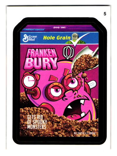 Franken Bury 2011 Wacky Packages General Mills Berry Cereal Parody ...
