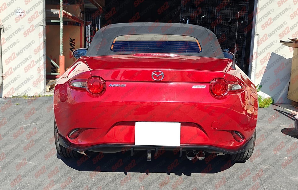 For 2016-2024 Mazda Miata MX5 GT JDM Shark Fin Rear Body Bumper Lip ...