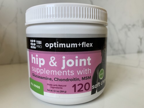 TBI Pro Optimum+Flex Soft Chews Dog Joint Supplement Chondroitin ...