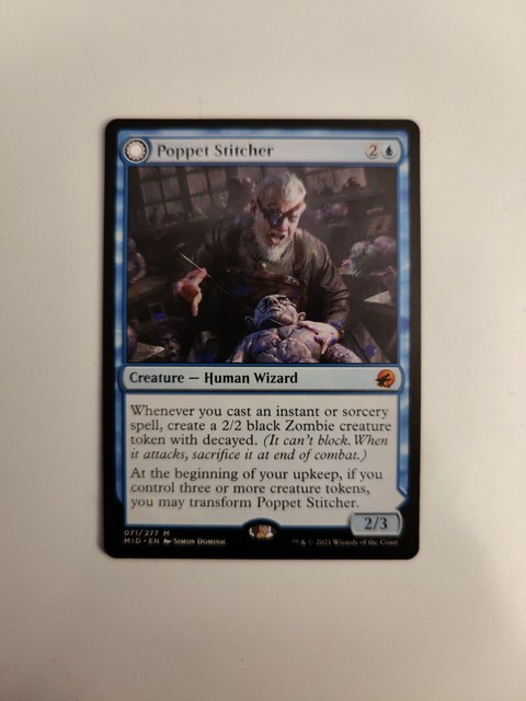 MTG Poppet Stitcher // Poppet Factory Innistrad: Midnight Hunt 339 ...