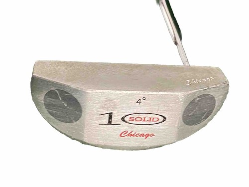 Chicago Golf Solid 4 Degree Milled Mallet Putter RH Steel 34" Nice ...