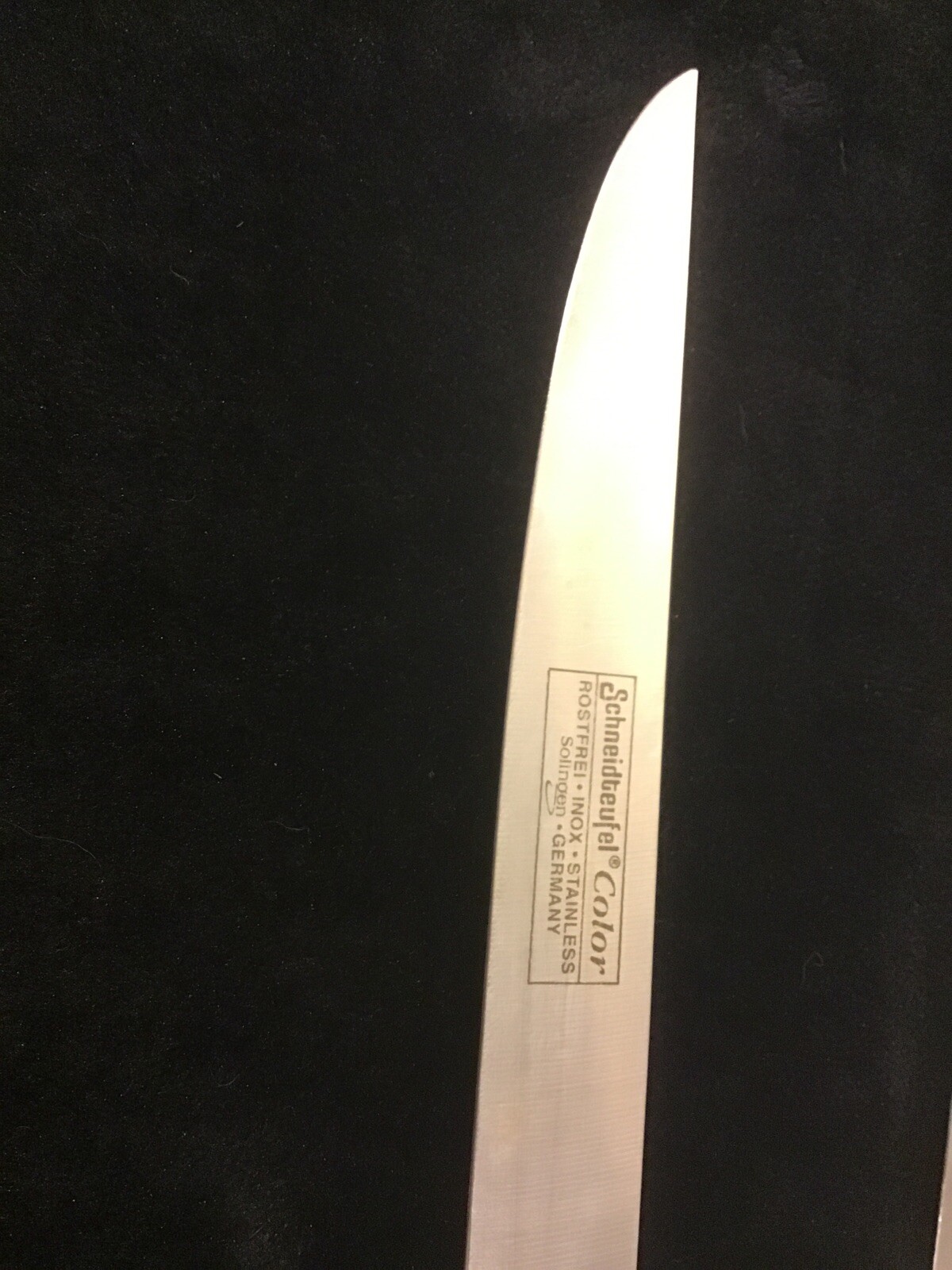 Schneidteufel Color INOX KNIFE Solingen Germany Rostfrei Stainless ...