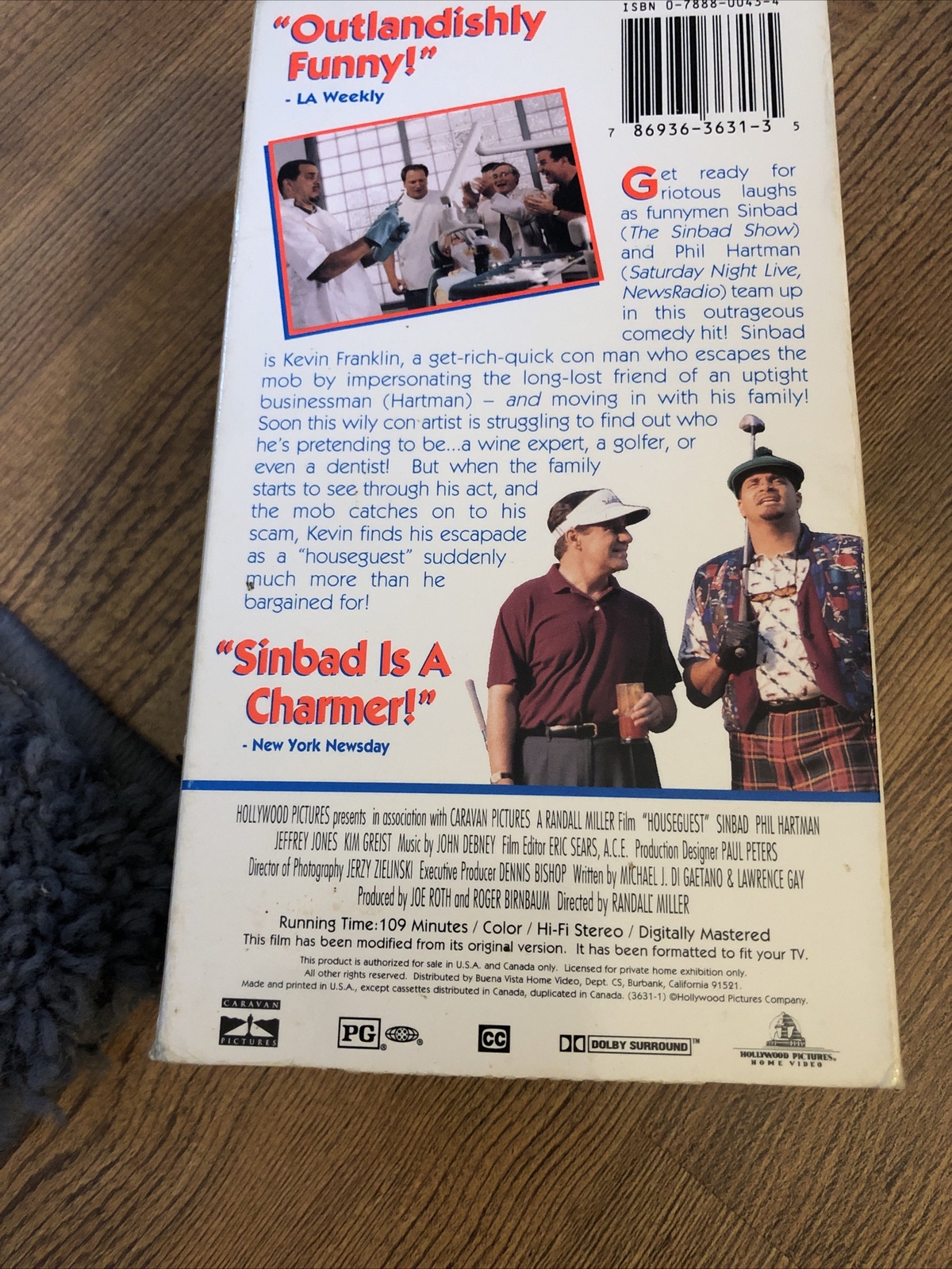 Houseguest VHS 1995 Sinbad And Phil Hartman | eBay