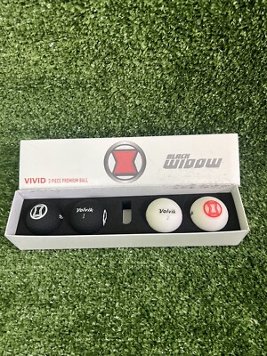 Volvik Marvel Limited Edition Marvel Golf Ball Gift Pack Black Widow ...