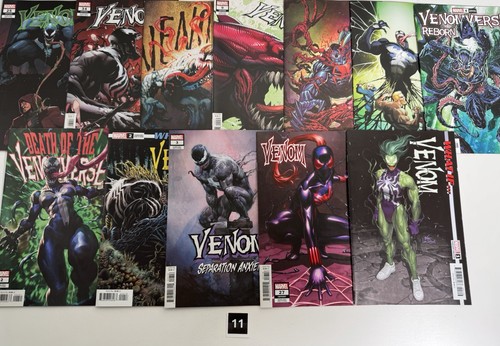 VENOM #1 SET OF 12 1:100 1:25 VARIANT MARVEL COMIC LOT VENOM MIX | eBay