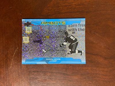 2024-25 Upper Deck Series 1 - Aimbots Adrian Kempe #AB-18 Speckle | eBay