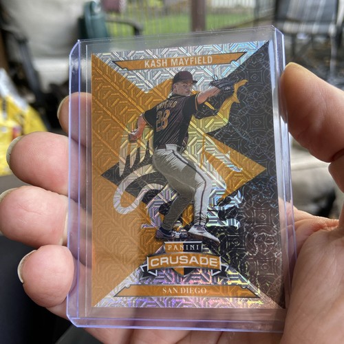 2025 Panini Crusade Kash Mayfield Gold 8/10 Padres 🔥🔥D247 | eBay