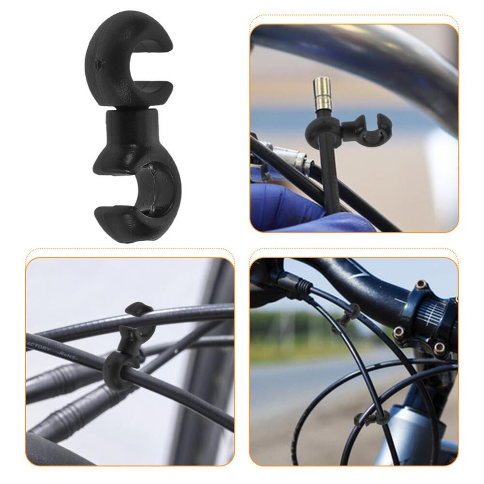 10 Pcs Buckle Cable Wire Clips Pipe Cycling Equipment Bike Accessories ...