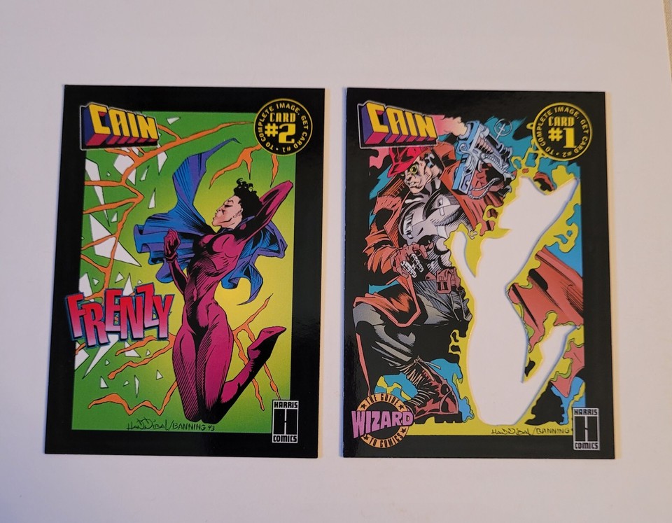 CAIN #1 with 2 trading cards HARRIS Comics 1993 VF+ | eBay