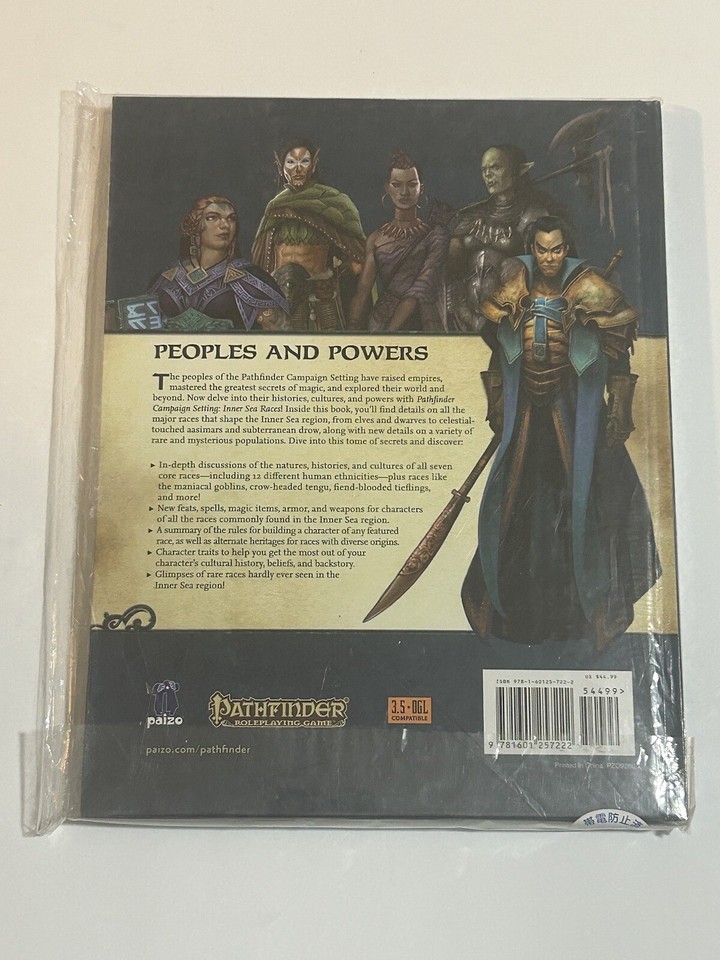 Inner Sea Races by James Jacobs (2015, Hardcover) 9781601257222| eBay