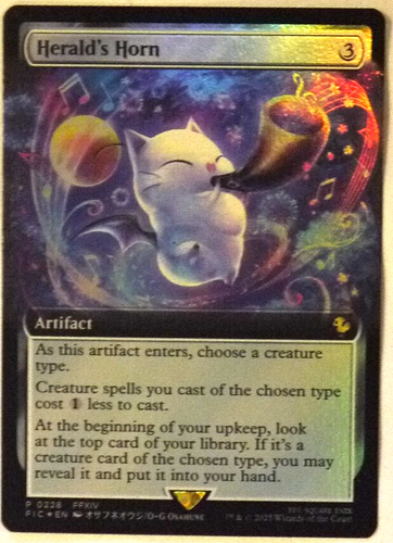 NM 2025 MTG Final Fantasy Herald's Horn Foil Card | eBay