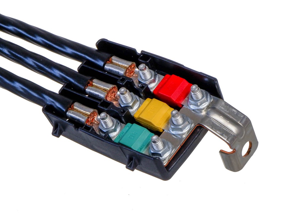 3-Way Power Distribution Box for Midival Fuses with Bus bar DX (MTA) | eBay