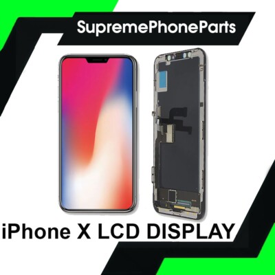 For iPhone X LCD Screen Replacement 3D Touch Digitizer Display Black UK ...
