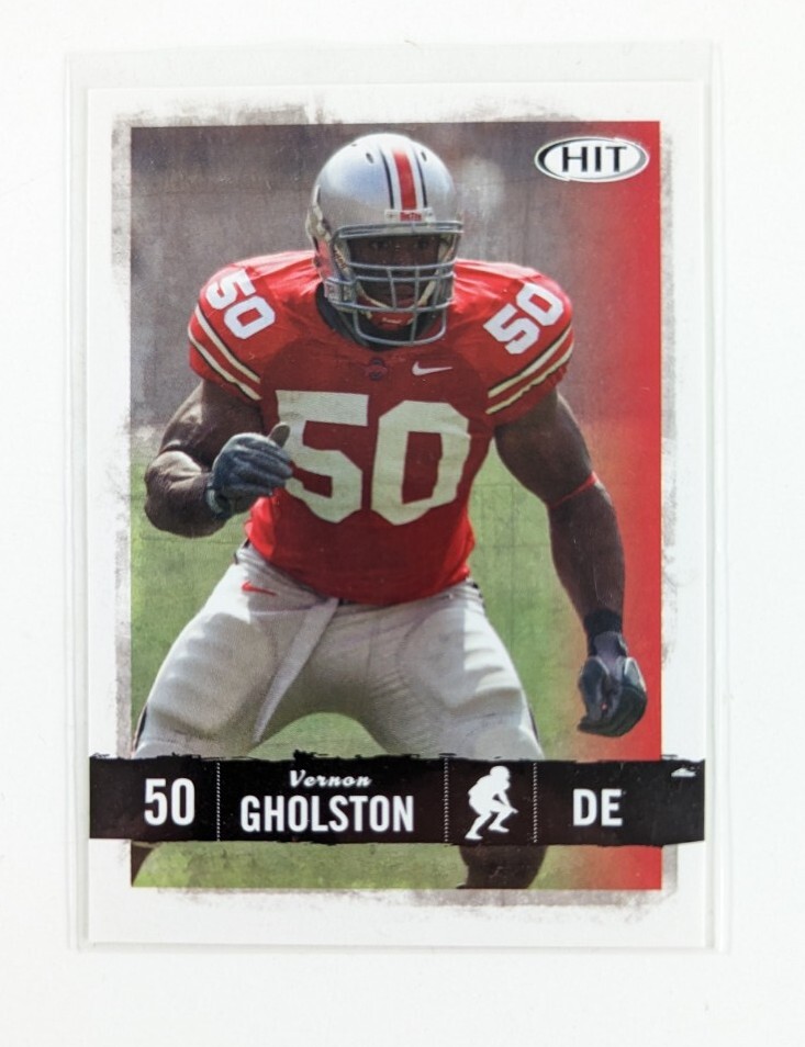 2008 SAGE HIT Vernon Gholston Ohio State Buckeyes Card #50 | eBay