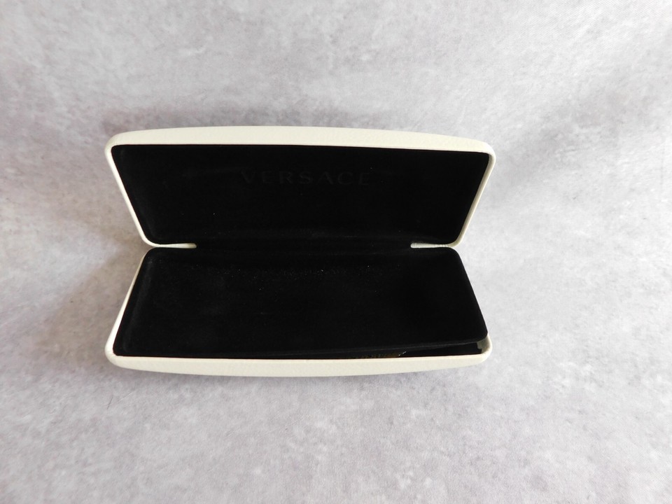 VERSACE sunglasses/eye wear protective case white good condition | eBay
