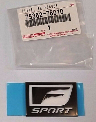 LEXUS NX AZ10 Front Left Fender Emblem Badge 7536278010 75362-78010 NEW ...