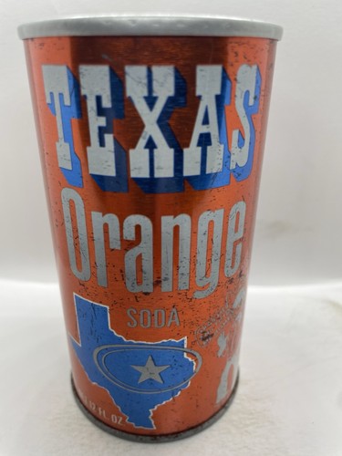 TEXAS ORANGE SODA CAN - 12 FL., OZ., - SAN ANTONIO, TEXAS | eBay