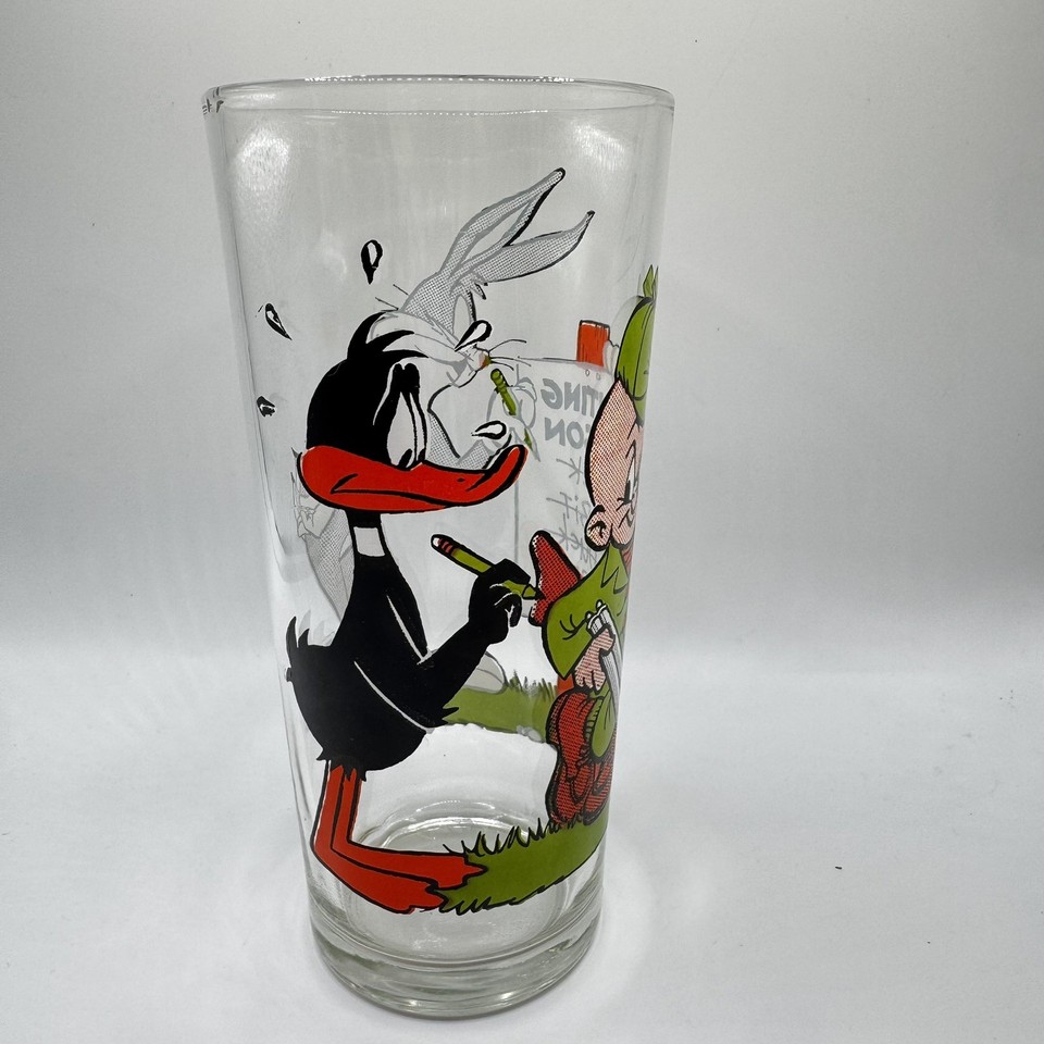 Warner Brothers Pepsi Glass Bugs Bunny Elmer Fudd Daffy Duck Hunting ...
