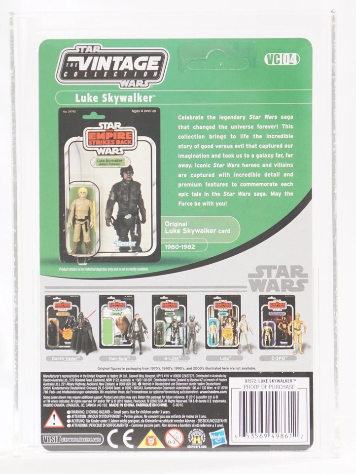VC04 Luke Bespin UNPUNCHED CAS 85 (MUSEUM) Star Wars Vintage Collection ...