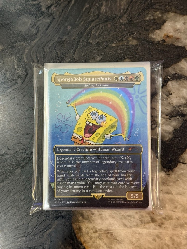 Magic: The Gathering Secret Lair x SpongeBob Foil Bundle (Opened 26 ...