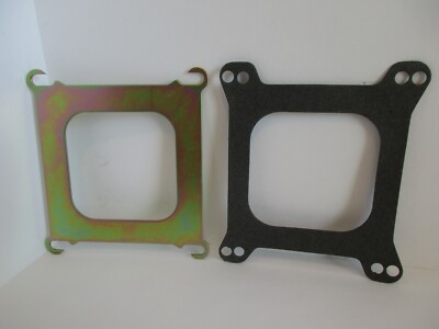 Square Bore Carburetor On A Spread Bore Manifold Adapter Plate & Gasket ...