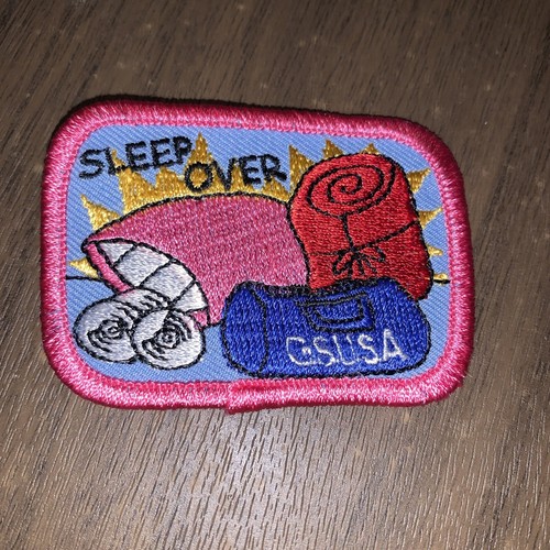 Girl Scouts Sleep Over Badge Patch | eBay
