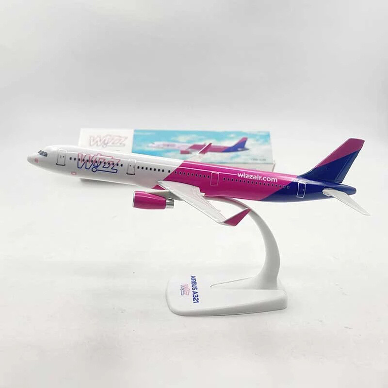 20cm WIZZ AIR A321 Model Toy Airplane A320 NEO Wizz Air Airlines ...