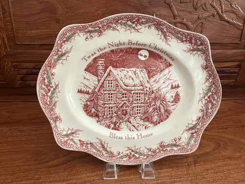 Noble Excellence Twas The Night Before Christmas Stoneware 12” Platter ...