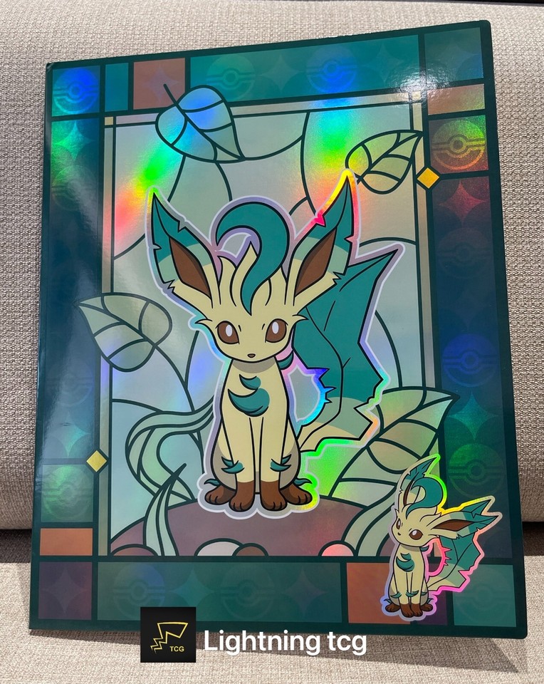 Pokemon Chinese Gem Pack Vol 2 Binder Eevee Umbreon Leafeon Sylveon ...