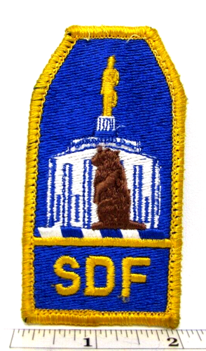 Vintage Oregon OR National Guard SDF State Defense Force Jacket Patch ...