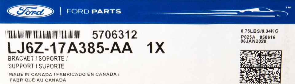 NEW OEM 20-22 Ford Escape Front License Plate Bracket Vanity Mount ...