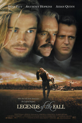 LEGENDS OF THE FALL MOVIE POSTER DS 27x40 BRAD PITT ANTHONY HOPKINS | eBay