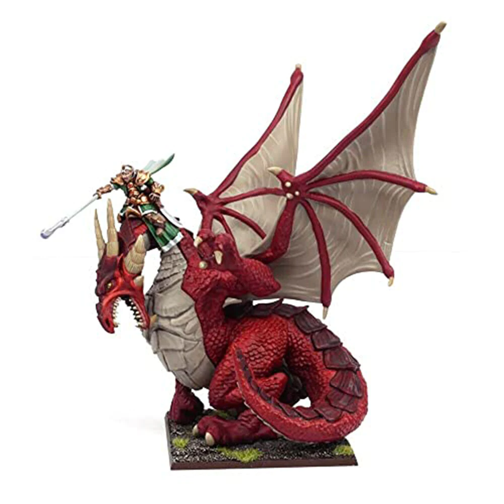 Mantic Games Kings of War Elf Dragon Kindred Lord Premium Quality ...