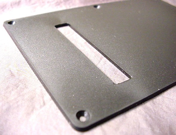 BLACK BACK PLATE FOR ELECTRIC GUITAR SLOT STYLE | eBay