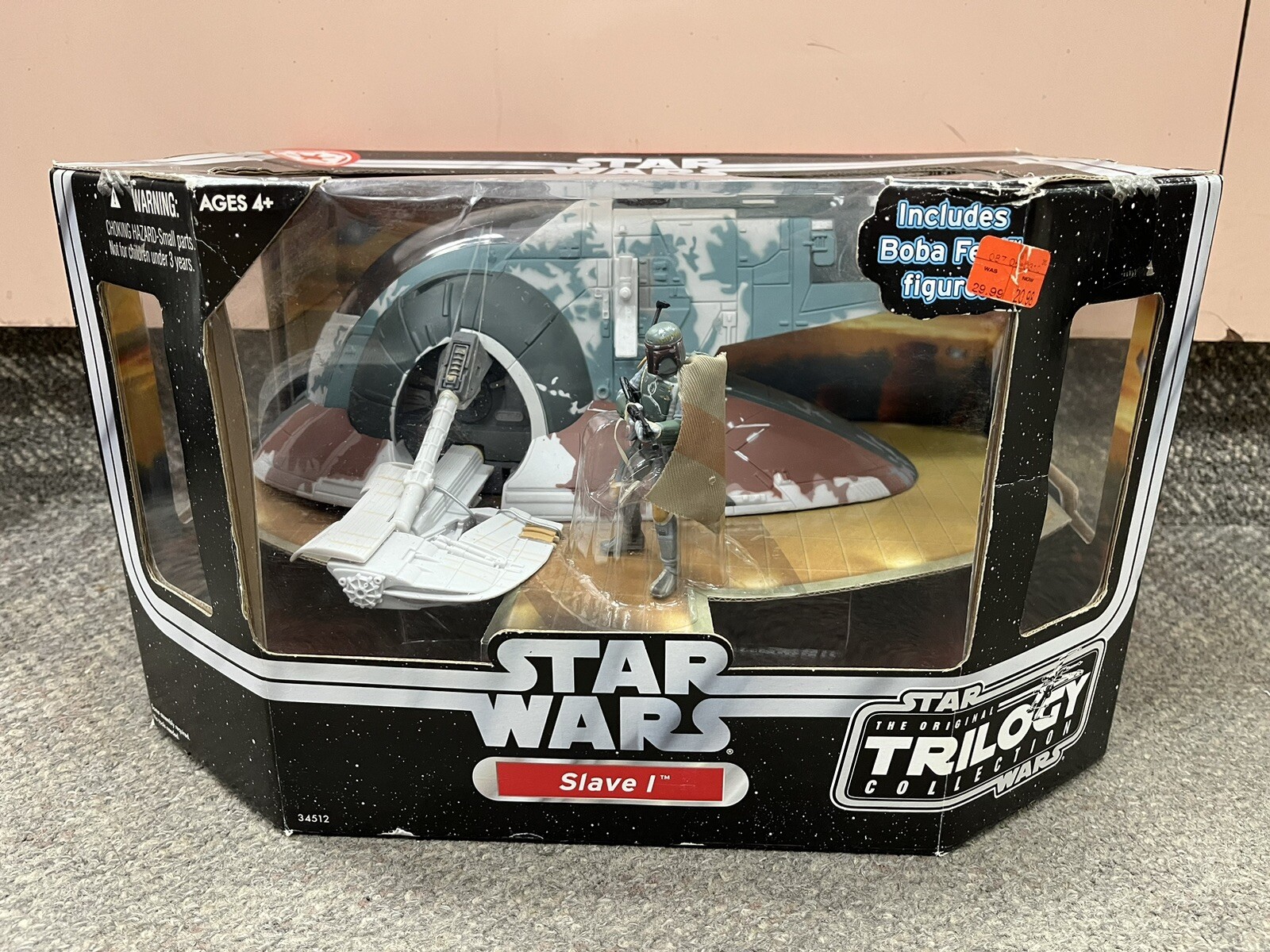 * HASBRO STAR WARS TRILOGY COLLECTION SLAVE 1 WITH BOBA FETT *FW | eBay