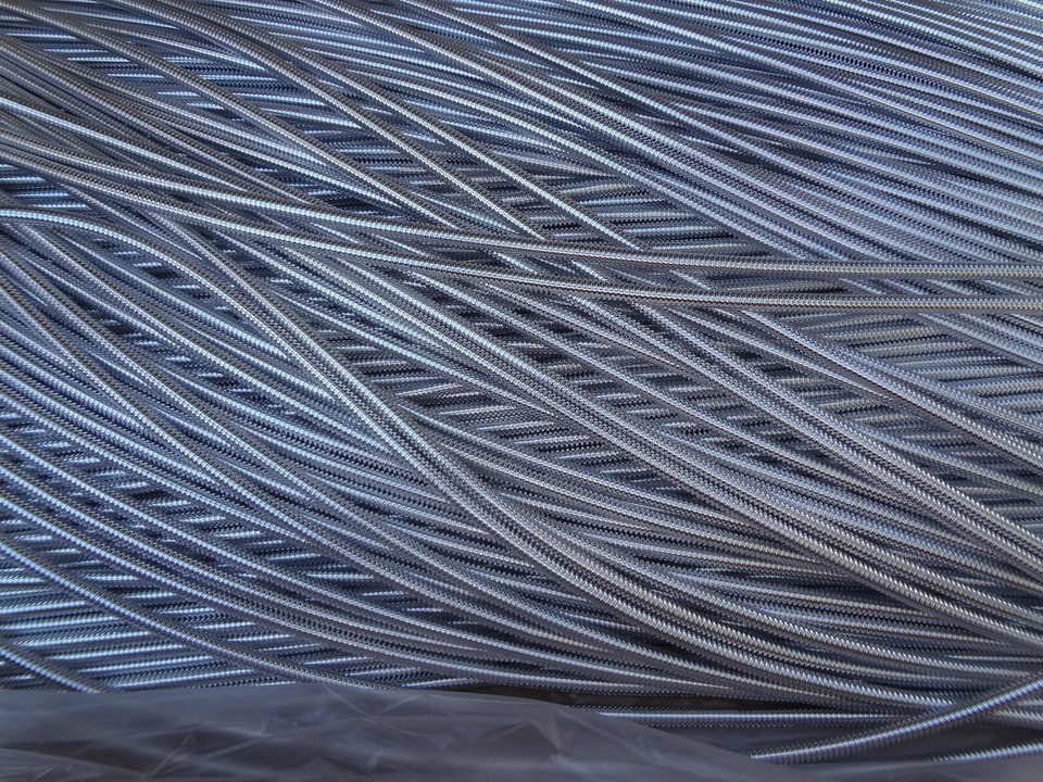 Chrome Split Wire Loom 3/8 OD Dia X 41” Street Rod Car Truck Harley ...