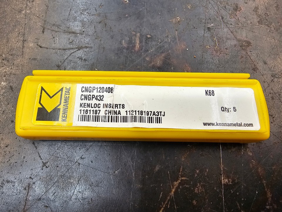 Qty 2 Kennametal CNGP 432 CNGP120408 1161187 K68 Grade Carbide Inserts | eBay