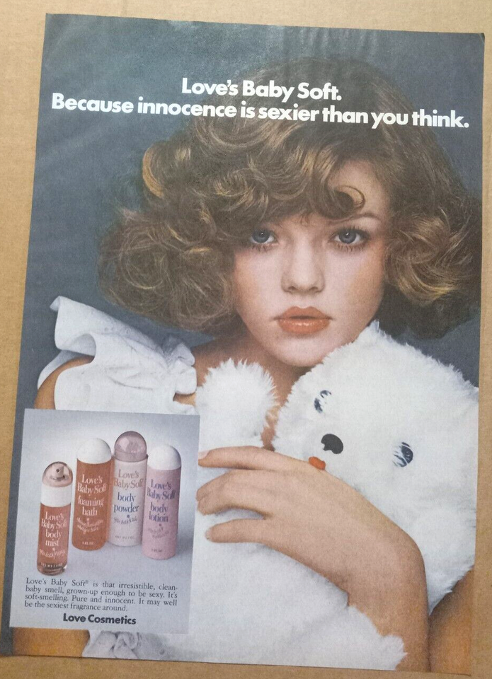 1976 print ad page - Love's Baby Soft Love Cosmetics CUTE GIRL ...