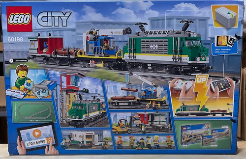 LEGO City Cargo Train 60198 Remote Control Train Building Set with ...