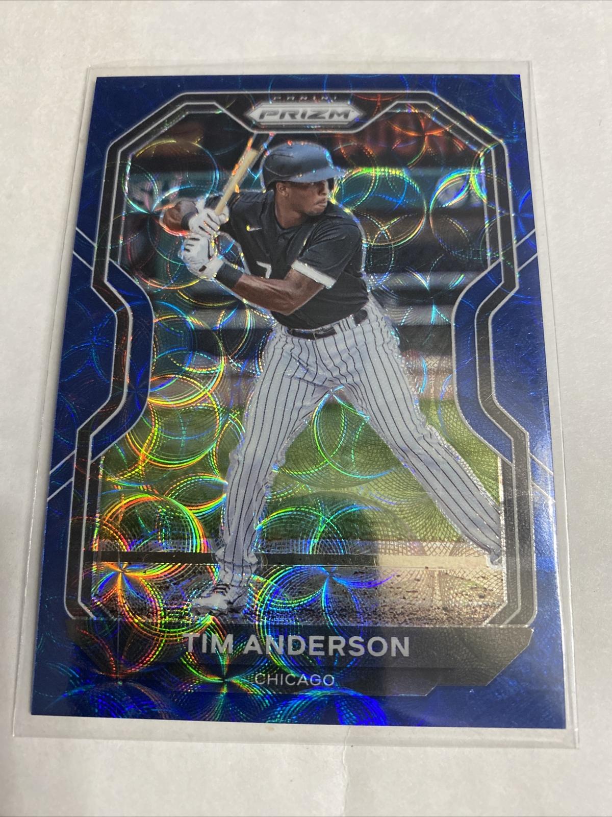 2021 Panini Prizm Tim Anderson Rookie 24/35 Blue Circles Prizm #71 | eBay