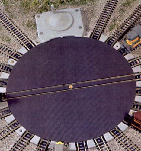 Atlas Turntable Manual N/S - HO Scale Nickel Silver Model Train Track ...