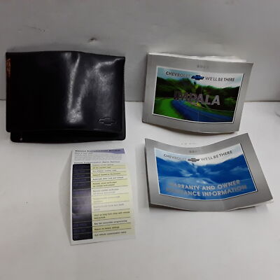 2001 Chevy Chevrolet Impala Owners Manual Book | eBay