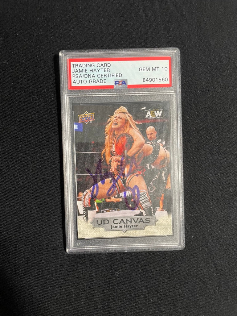 JAMIE HAYTER Autographed Autograph Auto Signed Upper Deck Canvas Card ...